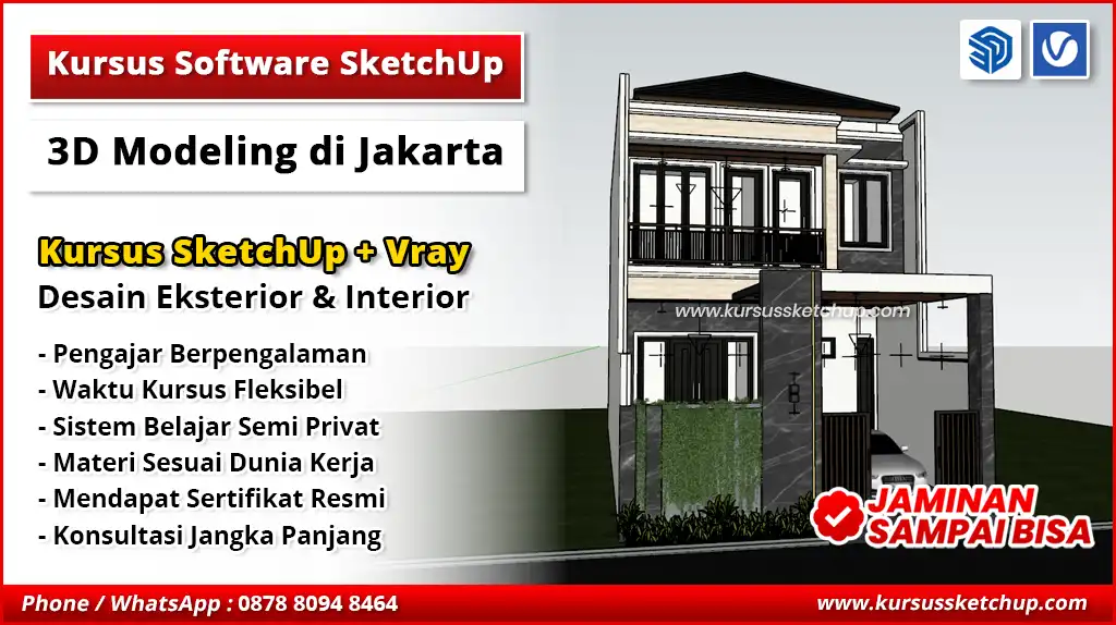 Kursus Software SketchUp 3D Modeling di Jakarta - Kursus SketchUp Murah ...