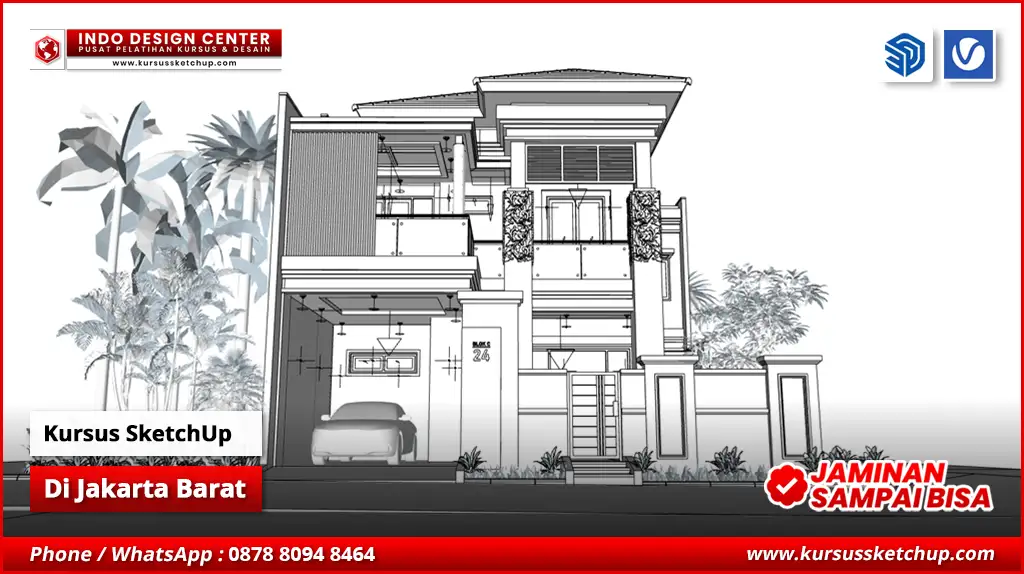 Kursus SketchUp di Jakarta Barat 3D Civil Engineering - Kursus SketchUp ...